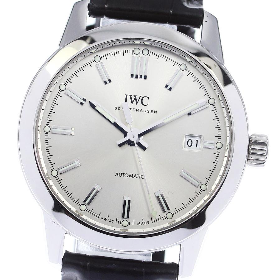 IWC SCHAFFHAUSEN ☆美品 ★箱・保証書付き【IWC SCHAFFHAUSEN】IWC インヂュニア デイト IW357001 ...