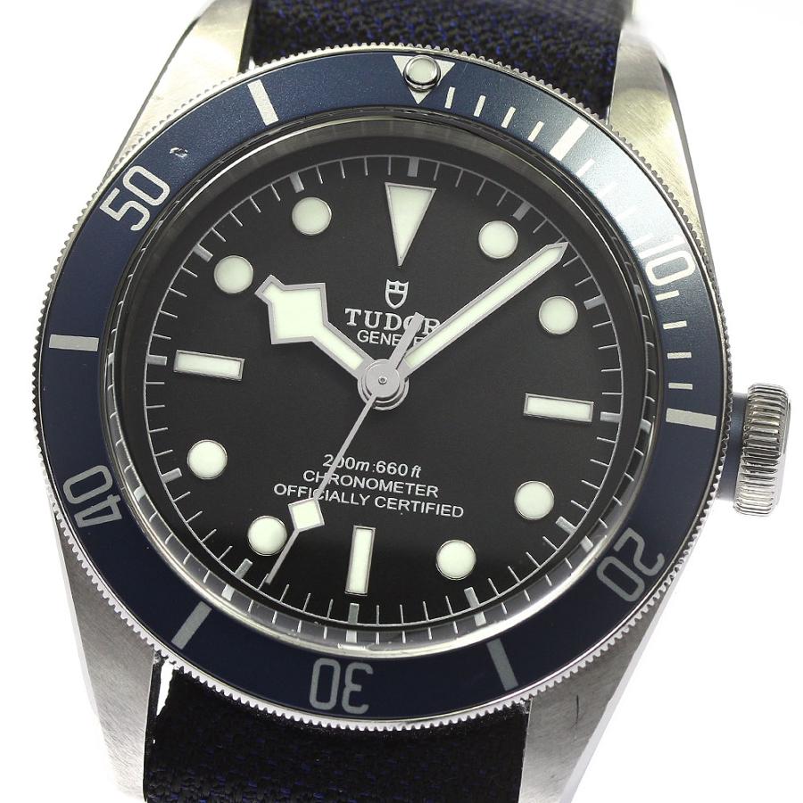TUDOR ★箱・保証書付き【TUDOR】チュードル ヘリテージ ブラックベイ ブルーベゼル 79230 自動巻き メンズ_735043 ...