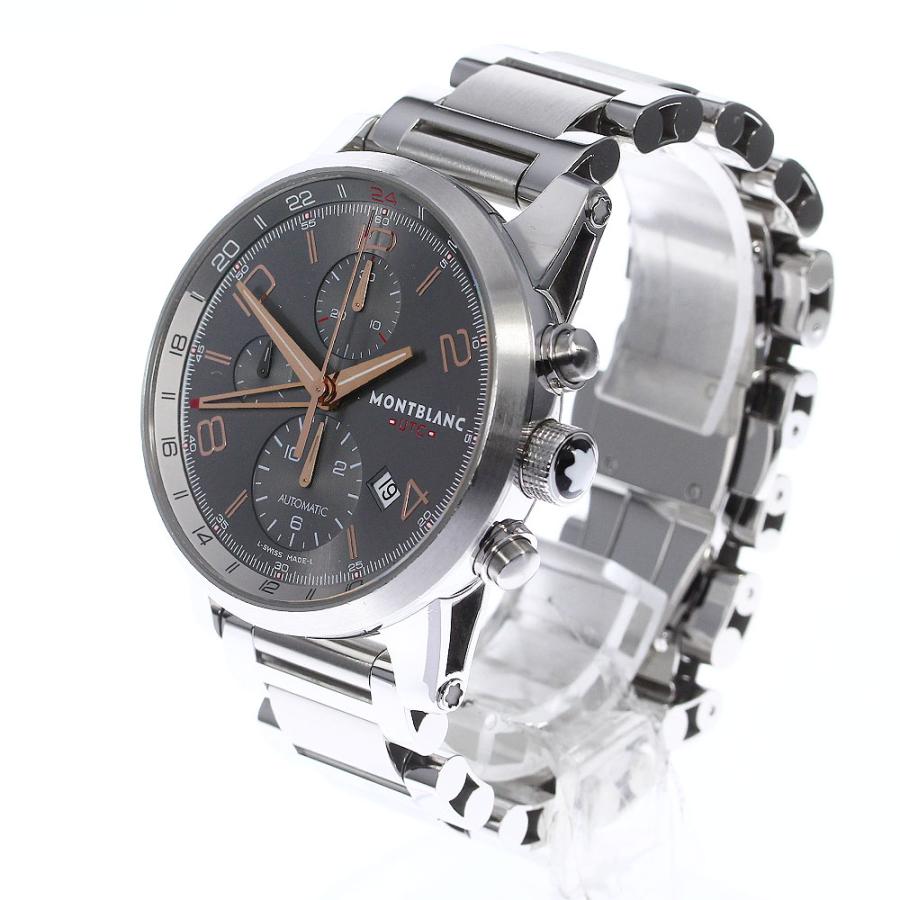 ★箱・保証書付き【MONTBLANC】モンブラン タイムウォーカー クロノボイジャー UTC クロノグラフ GMT 7263 自動巻き メンズ_735720 :735720:CLOSER ...