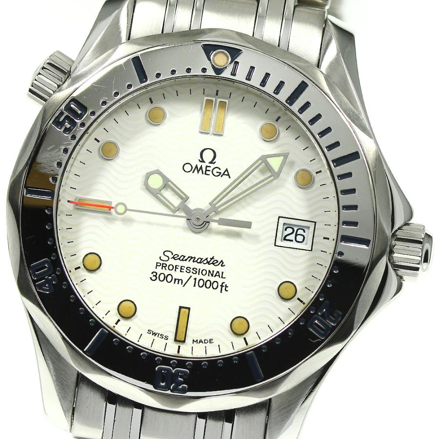 OMEGA ☆良品 【OMEGA】オメガ シーマスター300 デイト 2562.20 クォーツ ボーイズ_736401 : CLOSER Yahoo!ショップ - 通販 - Yahoo!ショッピング