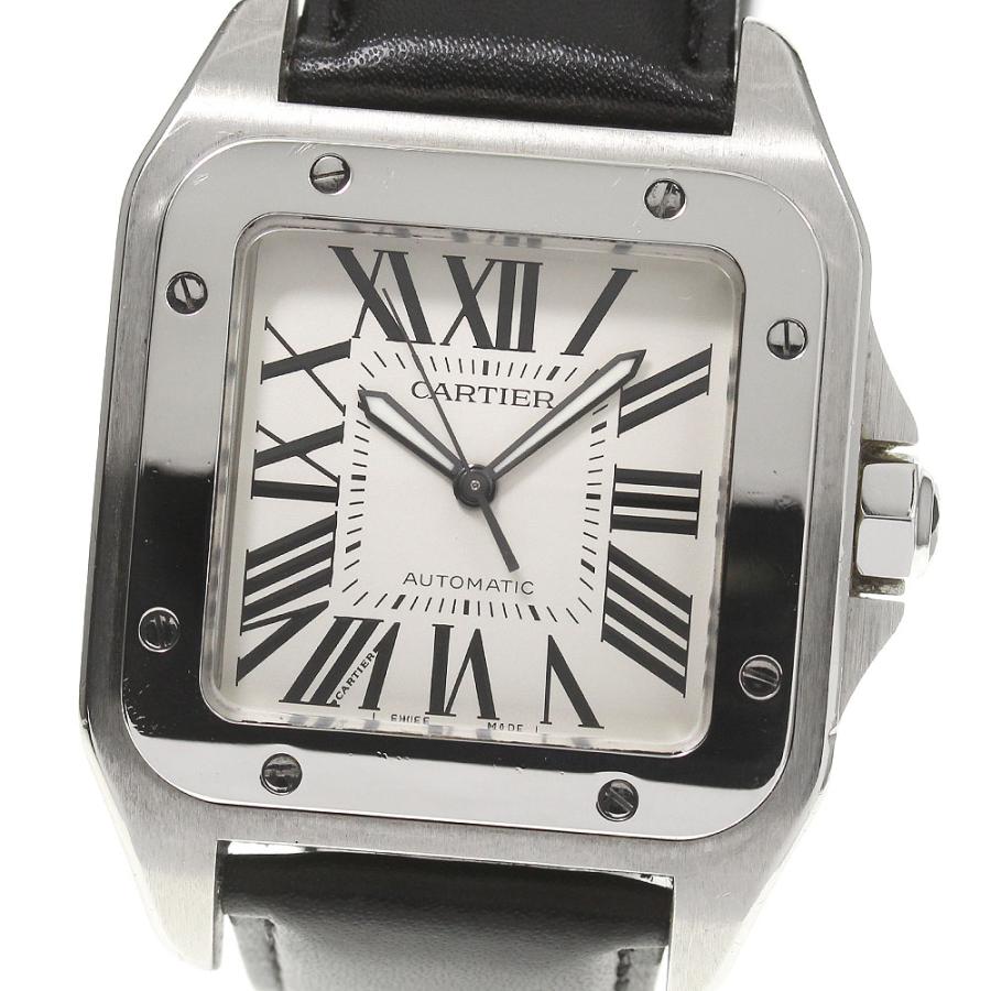 Cartier カルティエ CARTIER W20073X8 サントス100 LM 自動巻き メンズ _737275 : CLOSER ...