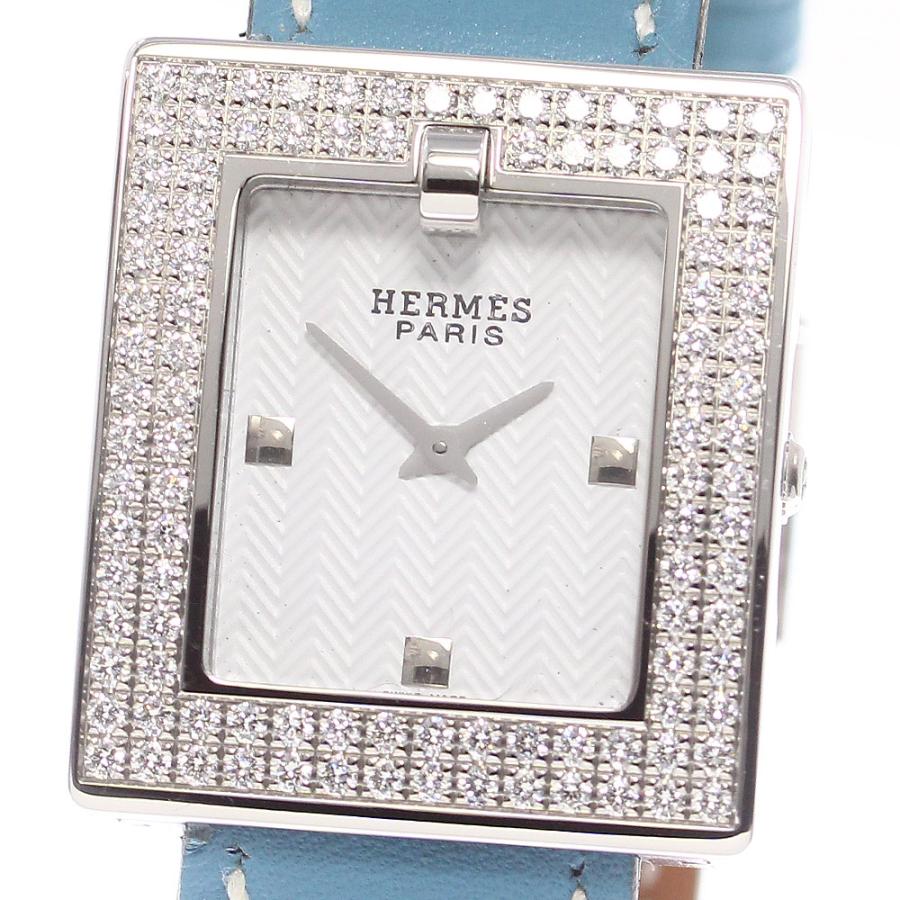 HERMES 【HERMES】エルメス ベルトウォッチ ダイヤベゼル BE1.230 クォーツ レディース_737354 : CLOSER Yahoo!ショップ - 通販 - Yahoo!ショッピング