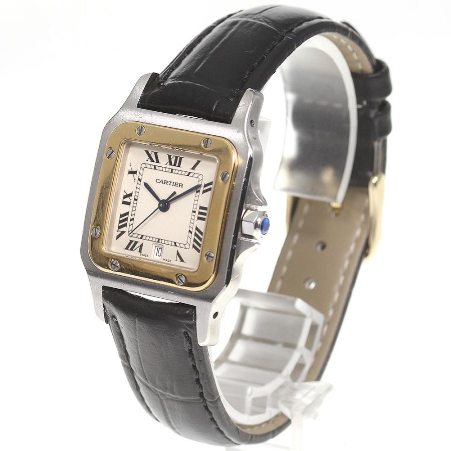 カルティエ CARTIER W200114A サントスガルべ LM YGベゼル クォーツ メンズ _737869 : 737869 ...