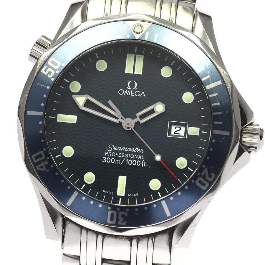 OMEGA オメガ 2541.80 シーマスター300 デイト クォーツ メンズ _739791 : CLOSER Yahoo!ショップ ...