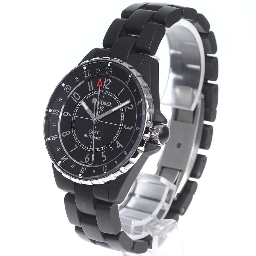 CHANEL（シャネル） CHANEL H3101 J12 GMT マットブラックセラミック 自動巻き メンズ 箱・保証書付き_739950 ...