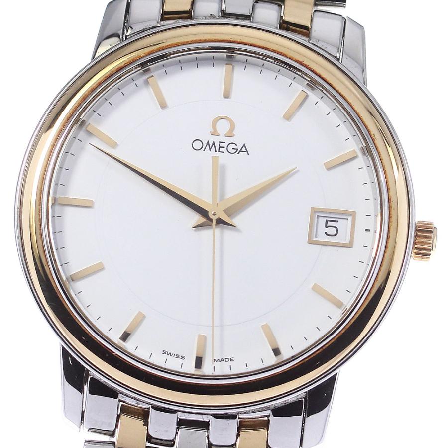 OMEGA ☆良品 ★保証書付き【OMEGA】オメガ デビル プレステージ デイト 4310.21 クォーツ メンズ_740294【ev10 ...