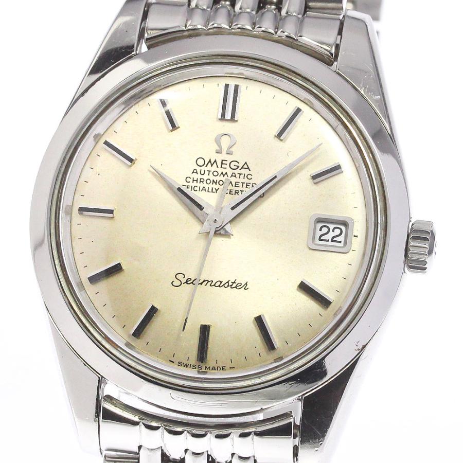 OMEGA オメガ Ref.168.024 シーマスター Cal.564 ライスブレスレット 自動巻き メンズ _740469 ...