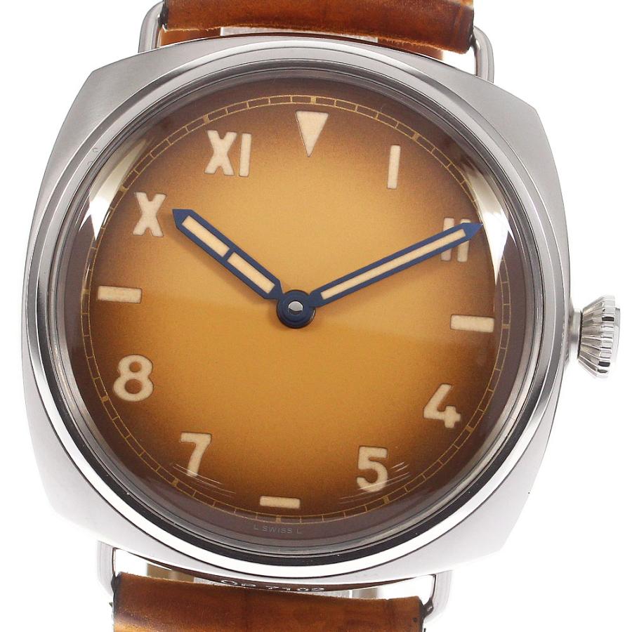 ☆極美品 ★箱・保証書付き【PANERAI】パネライ ラジオミール カリフォルニア PAM00931 手巻き メンズ_740627 : ...