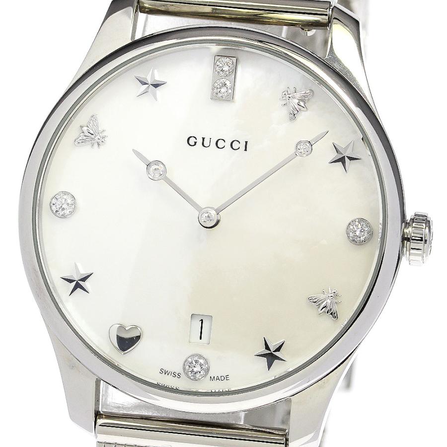 GUCCI 【GUCCI】グッチ Gタイムレス 8Pダイヤ 126.4/YA1264094 クォーツ レディース_740819 : CLOSER Yahoo!ショップ - 通販 - Yahoo ...