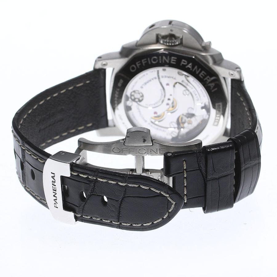 OFFICINE PANERAI パネライ PAM00275 ルミノール 8Days GMT クロノグラフ 手巻き メンズ 箱・保証書付き ...