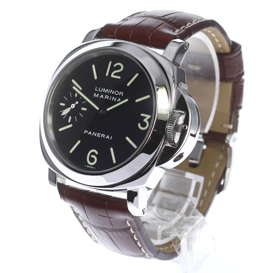OFFICINE PANERAI ☆良品 ★箱・保証書付き【PANERAI】パネライ ルミノール マリーナ スモールセコンド PAM00001 ...