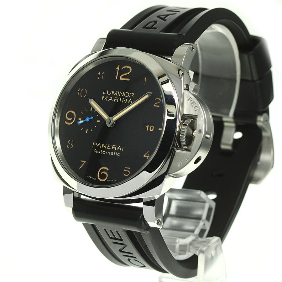 OFFICINE PANERAI パネライ PAM01359 ルミノールマリーナ 1950 3Days アッチャイオ スモールセコンド 自動巻き メンズ 美品 箱・保証書付き_741116 ...