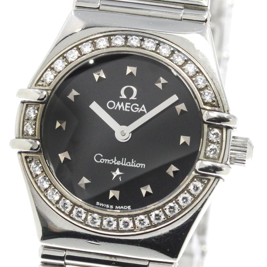 OMEGA オメガ 1465.51 コンステレーション マイチョイスミニ ダイヤベゼル Cal.1456 クォーツ レディース _741126 ...