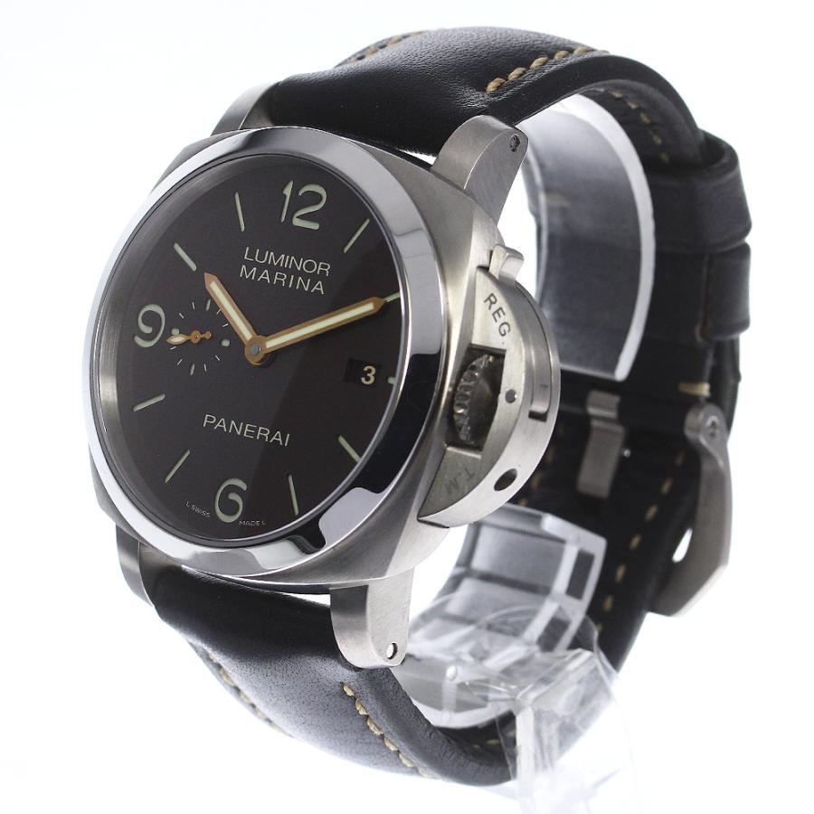 OFFICINE PANERAI パネライ PAM00351 ルミノールマリーナ1950 3デイズ デイト 自動巻き メンズ 内箱付き ...