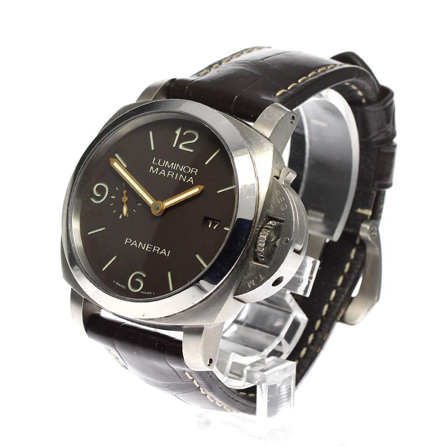 OFFICINE PANERAI ジャンク パネライ PAM00351 ルミノールマリーナ1950 3デイズ デイト 自動巻き メンズ 箱 ...