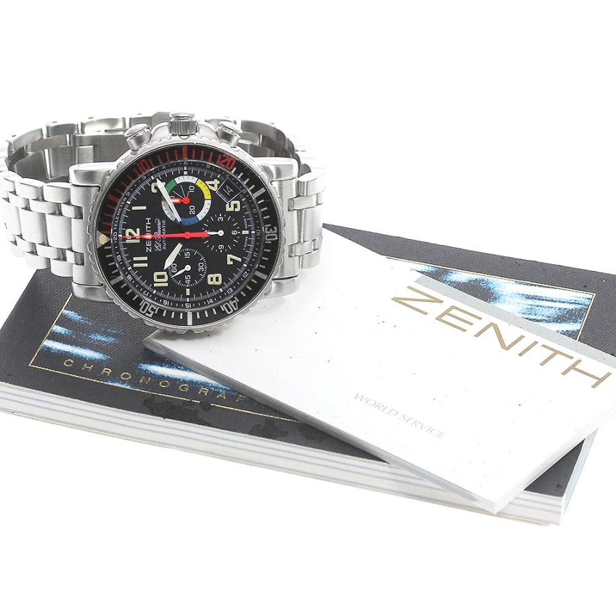 ZENITH（時計） ゼニス ZENITH 01.0480.405 エルプリメロ レインボーフライバック クロノグラフ 自動巻き メンズ メーカーOH済_741399 : CLOSER ...