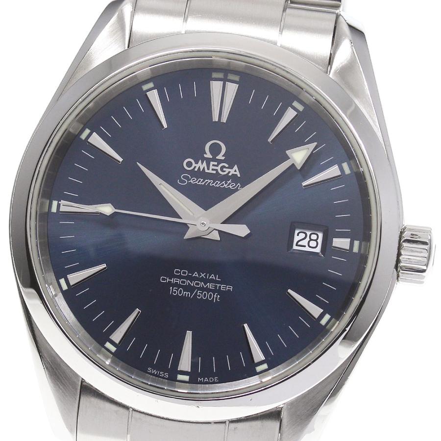 OMEGA オメガ 2503.80 シーマスター アクアテラ デイト 自動巻き メンズ 良品 _741650 : CLOSER Yahoo ...