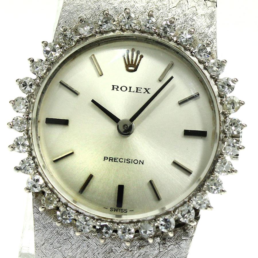 ROLEX ロレックス 2649 プレシジョン Cal.1400 ダイヤベゼル 手巻き レディース _742149 : CLOSER ...