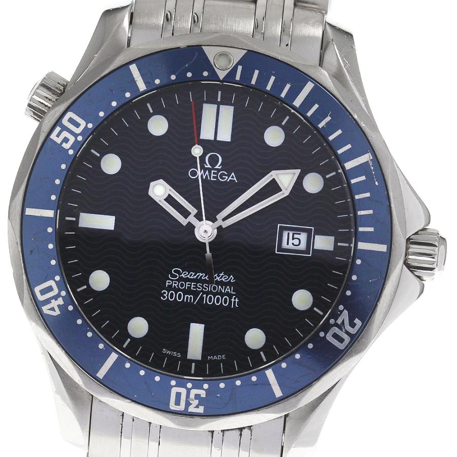 OMEGA オメガ 2541.80 シーマスター300 デイト クォーツ メンズ _742337 : CLOSER Yahoo!ショップ ...