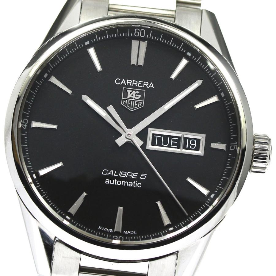 TAG HEUER タグホイヤー WAR201A.BA0723 カレラ キャリバー5 デイデイト 自動巻き メンズ 保証書付き_742417 ...