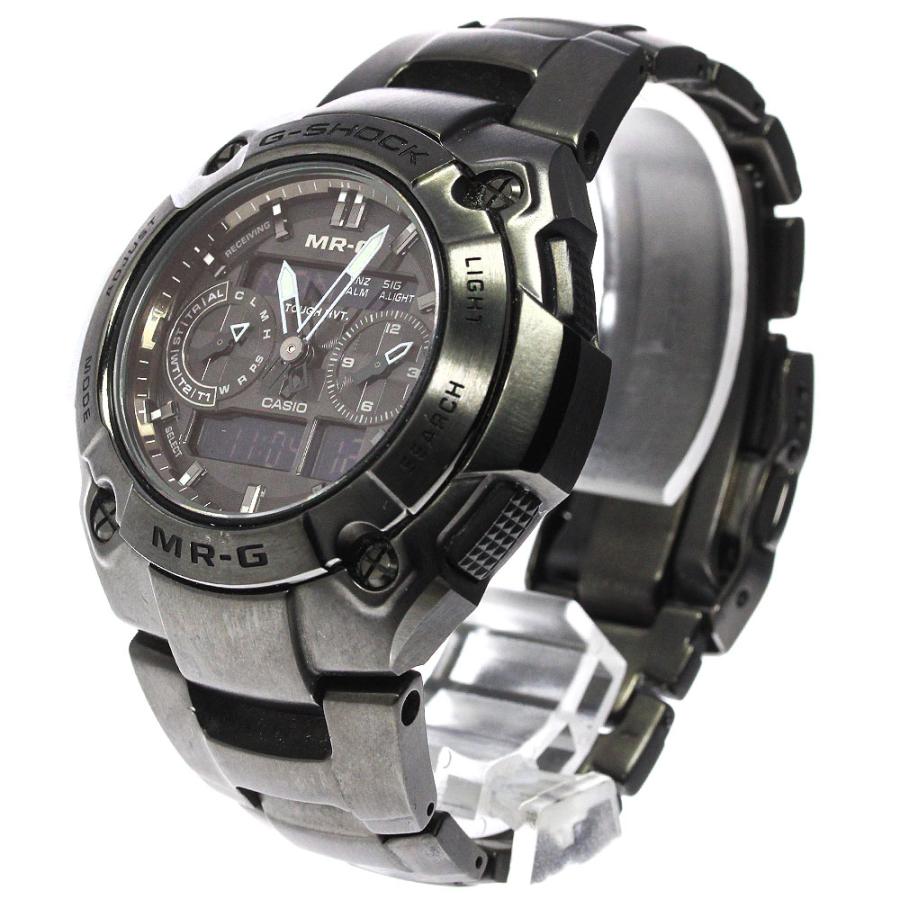 カシオ CASIO MRG-7700B-BJF G-ショック MR-G ソーラー電波 メンズ 美品 箱・保証書付き_742429 : ...