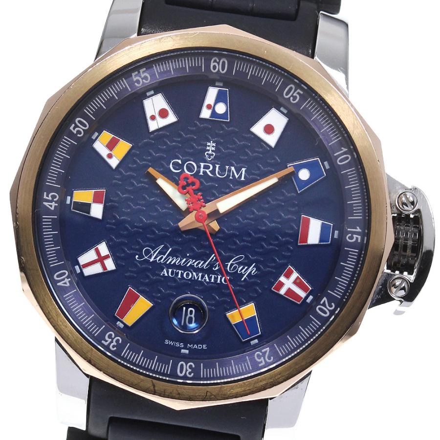 CORUM コルム 082.833.24 アドミラルズカップ トロフィー41 デイト 自動巻き メンズ _742663 : CLOSER Yahoo!ショップ - 通販 - Yahoo!ショッピング