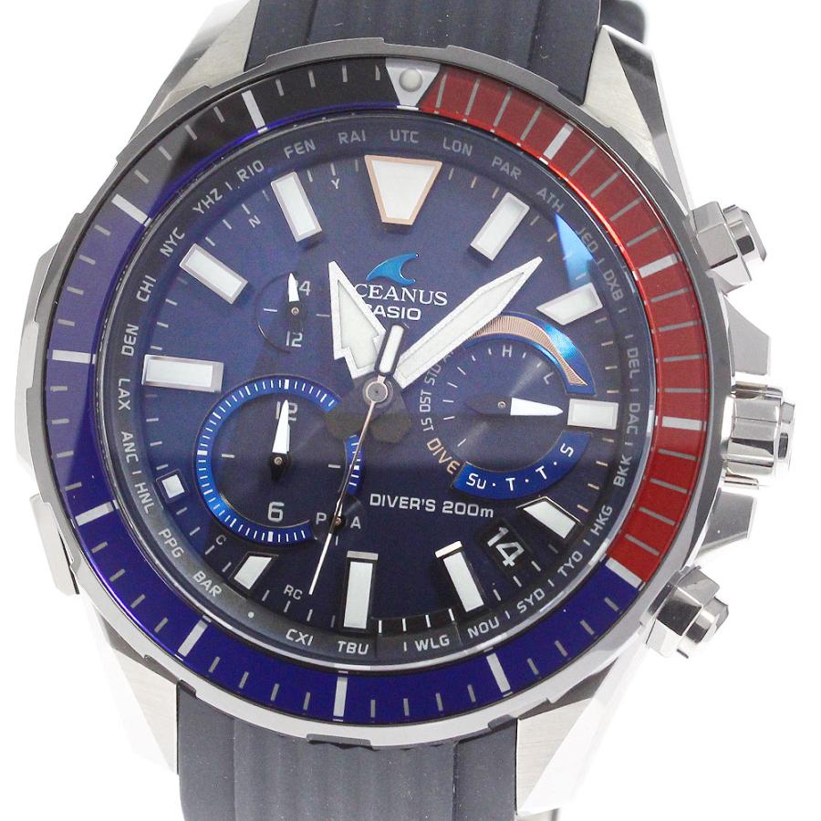 カシオ CASIO OCW-P2000C-2AJF オシアナス カシャロ ソーラー電波 メンズ 極美品 箱・保証書付き_742960 : ...