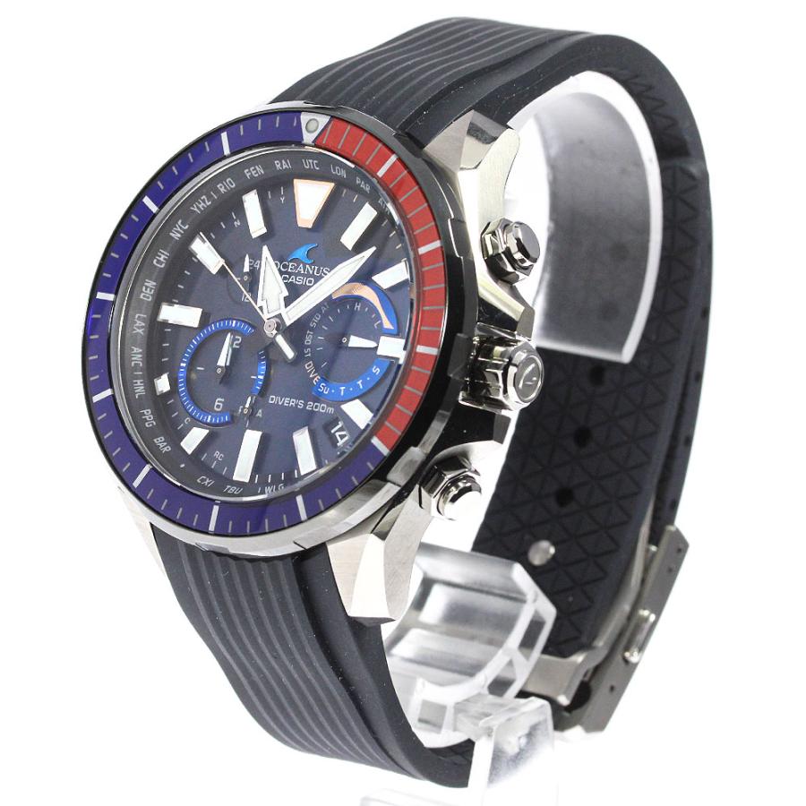 カシオ CASIO OCW-P2000C-2AJF オシアナス カシャロ ソーラー電波 メンズ 極美品 箱・保証書付き_742960 : ...
