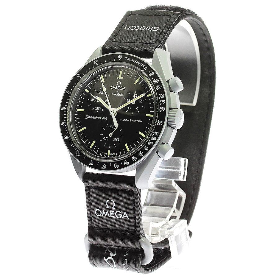訳あり スウォッチ Swatch SO33M100 OMEGA×Swatch MISSION TO THE MOON クォーツ メンズ 箱 ...