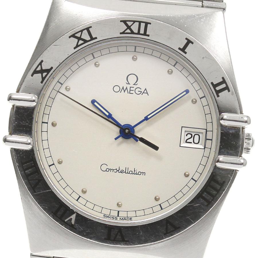 OMEGA オメガ コンステレーション デイト フラットベゼル クォーツ メンズ _742990 : CLOSER Yahoo!ショップ - 通販 - Yahoo!ショッピング