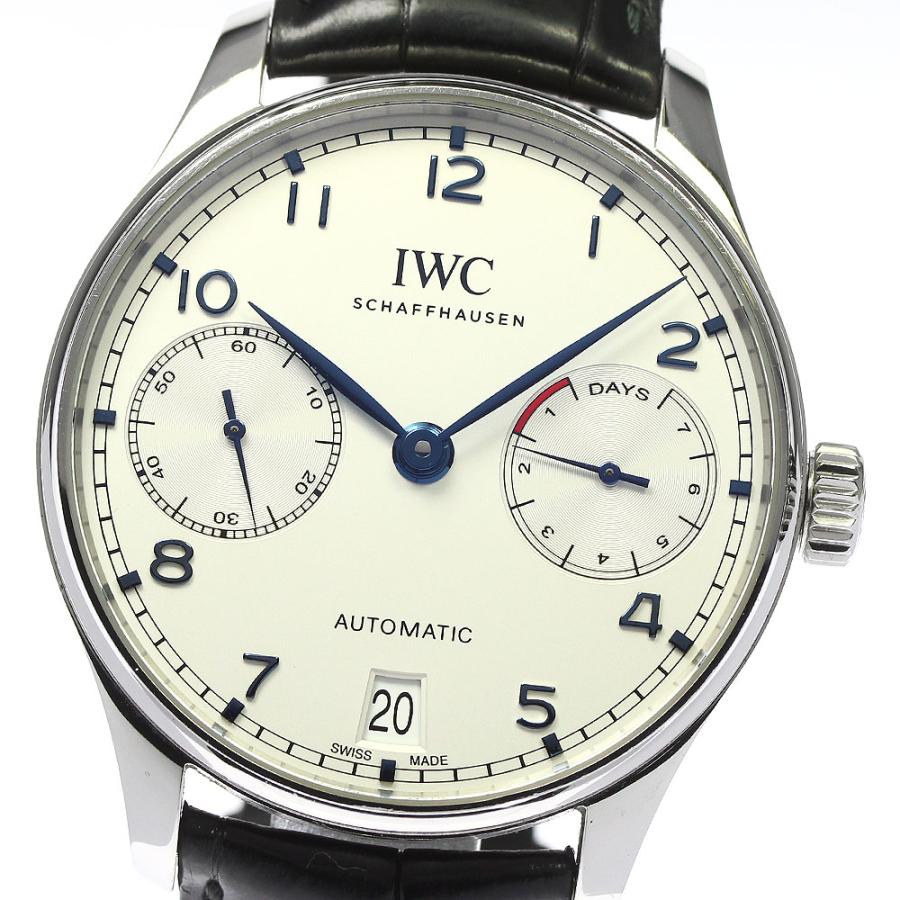 IWC SCHAFFHAUSEN IW500705 ポルトギーゼ 7デイズ 自動巻き メンズ 保証書付き_743000 : CLOSER ...