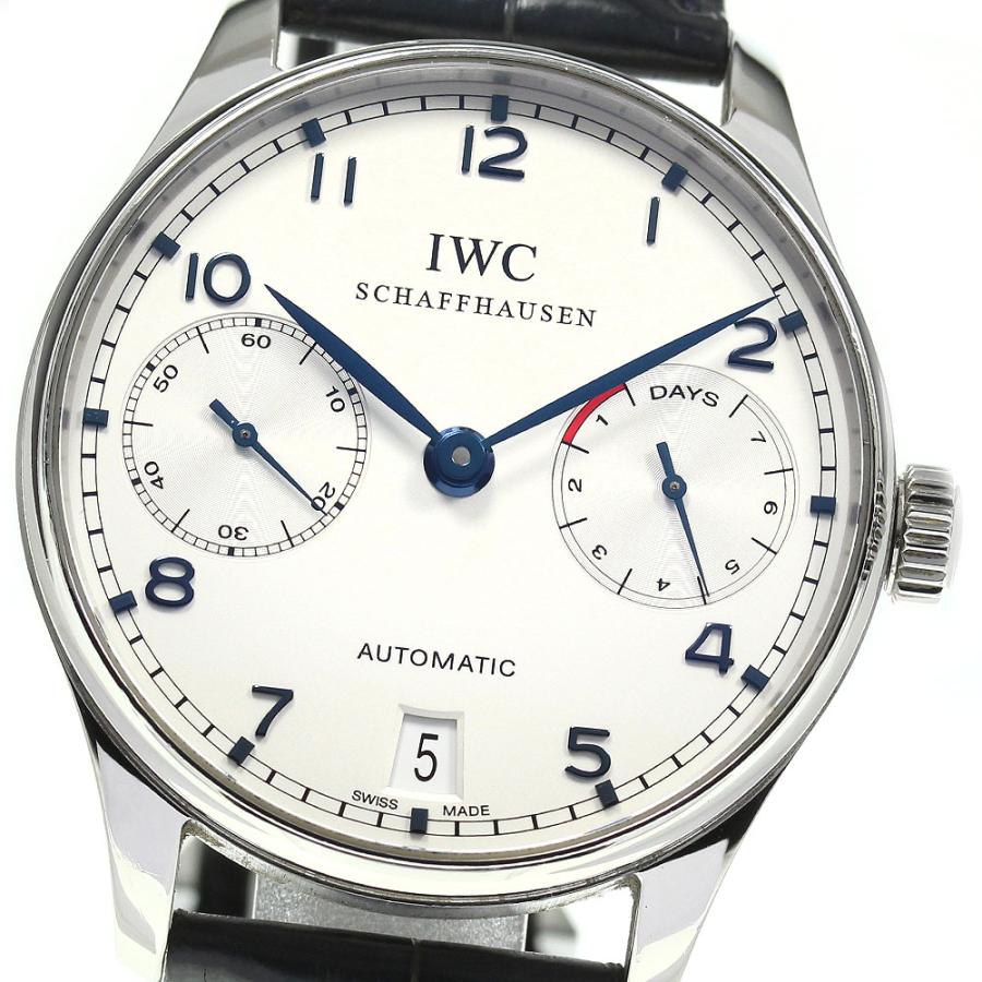 IWC SCHAFFHAUSEN IW500107 ポルトギーゼ 7デイズ パワーリザーブ デイト 自動巻き メンズ _743089 : CLOSER Yahoo!ショップ - 通販 ...