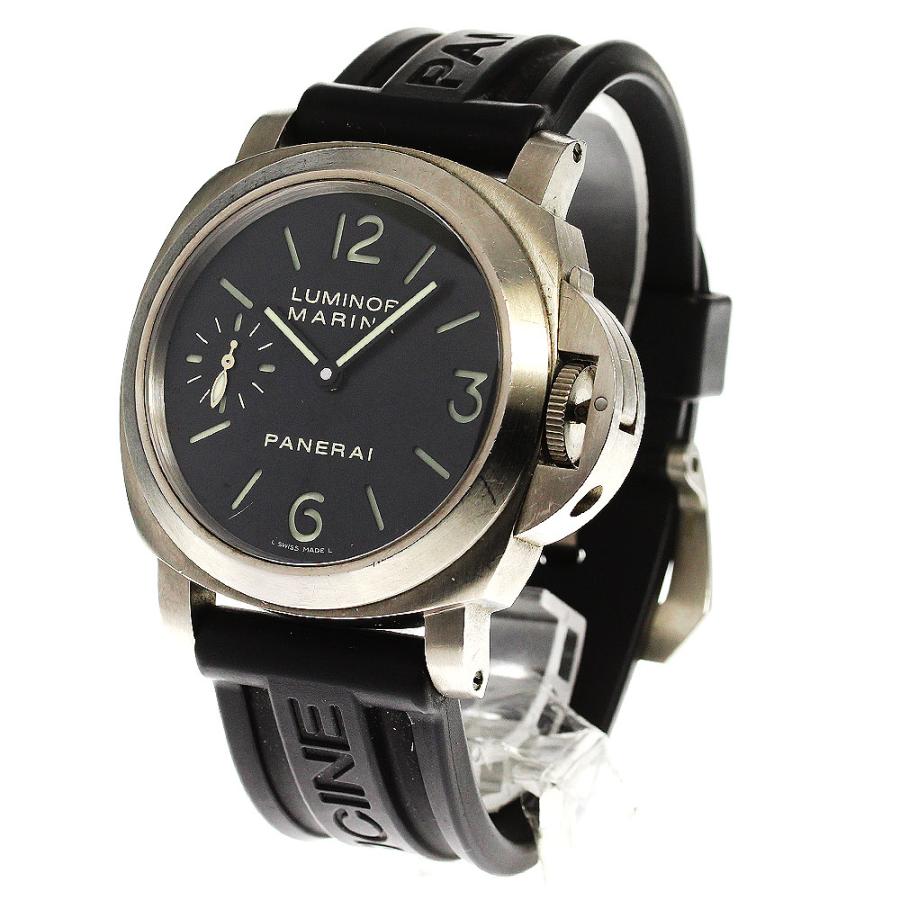 OFFICINE PANERAI パネライ PAM00177 ルミノールマリーナ スモールセコンド 手巻き メンズ 箱・保証書付き ...