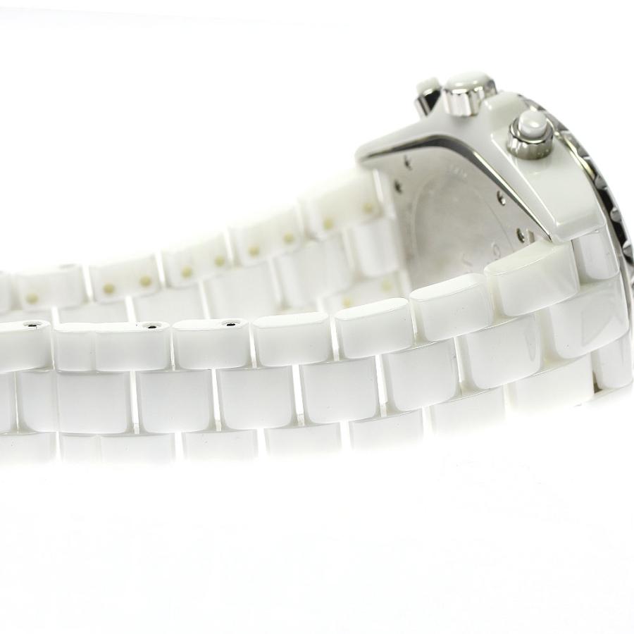 CHANEL（シャネル） CHANEL H2009 J12 白セラミック 9Pダイヤ クロノグラフ 自動巻き メンズ _743218 ...