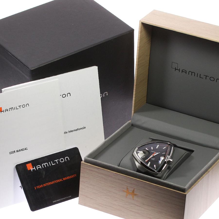HAMILTON ハミルトン H24555331 ベンチュラ エルヴィス80 デイト 自動巻き メンズ 良品 箱・保証書付き_743233 ...