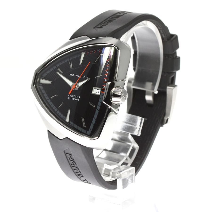 HAMILTON ハミルトン H24555331 ベンチュラ エルヴィス80 デイト 自動巻き メンズ 良品 箱・保証書付き_743233 ...