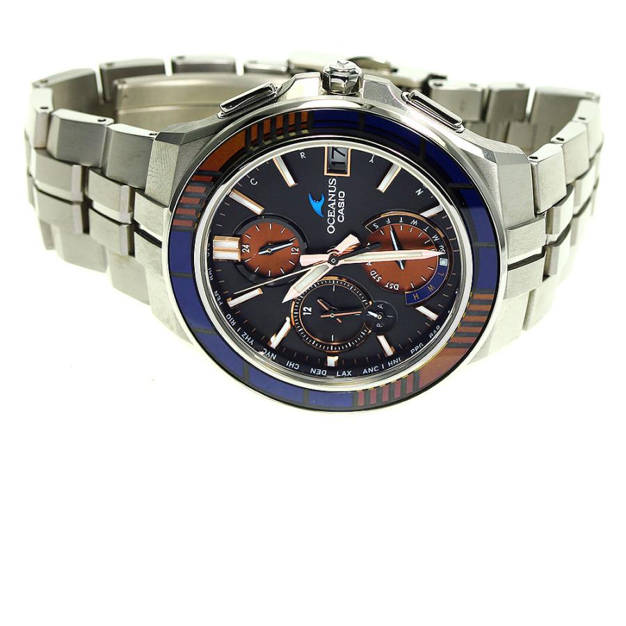 CASIO カシオ OCW-S5000D-1AJF オシアナス マンタ ソーラー電波 メンズ 美品 箱・保証書付き_743825 ...