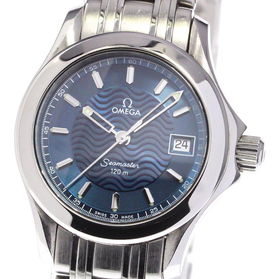 OMEGA オメガ 2581.81 シーマスター120 デイト クォーツ レディース 良品 _743867 : CLOSER Yahoo ...