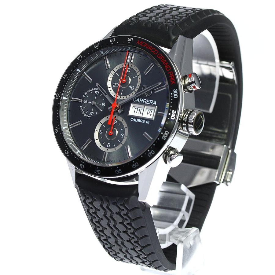 TAG HEUER タグホイヤー CV2A1M.FT6033 カレラ タキメーター クロノグラフ 自動巻き メンズ 良品 保証書付き ...