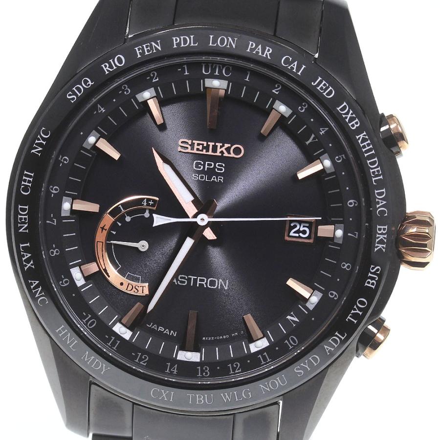 SEIKO（セイコー） SEIKO SBXB113/8X22-0AG0-2 アストロン デイト ソーラー電波 メンズ 美品 _744557 ...
