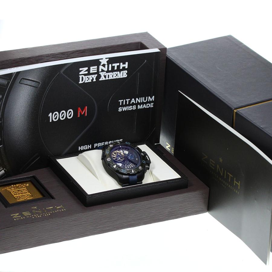 ZENITH（時計） ゼニス ZENITH 96.0529.4021 デファイ エクストリーム オープン ステルス クロノグラフ 自動巻き ...