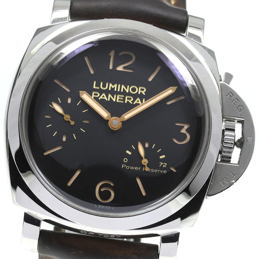 OFFICINE PANERAI パネライ PAM00423 ルミノール 1950 3DAYS パワーリザーブ 手巻き メンズ 箱・保証書付き ...