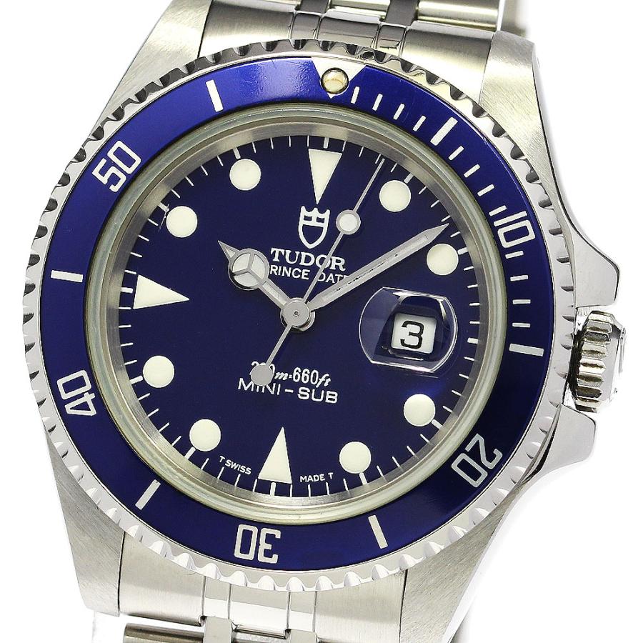 TUDOR チュードル 73190 プリンス デイト ミニサブ 自動巻き ボーイズ 保証書付き_745072 : CLOSER Yahoo ...