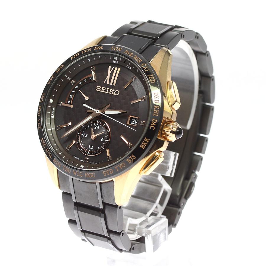 SEIKO セイコー SAGA254/8B63-0AJ0 ブライツ フライトエキスパート デイデイト ソーラー電波 メンズ 良品 箱・保証書 ...