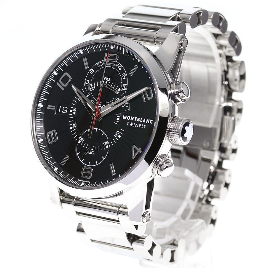 MONTBLANC（筆記具、時計） モンブラン MONTBLANC 7175 タイムウォーカー ツインフライ クロノグラフ 自動巻き メンズ 良品 _745487【ev15】 : CLOSER ...