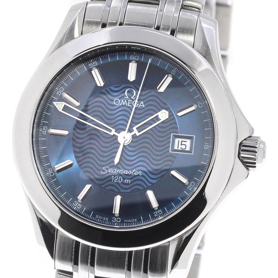 OMEGA オメガ 2511.81 シーマスター120 デイト クォーツ メンズ 良品 _745502 : CLOSER Yahoo!ショップ ...