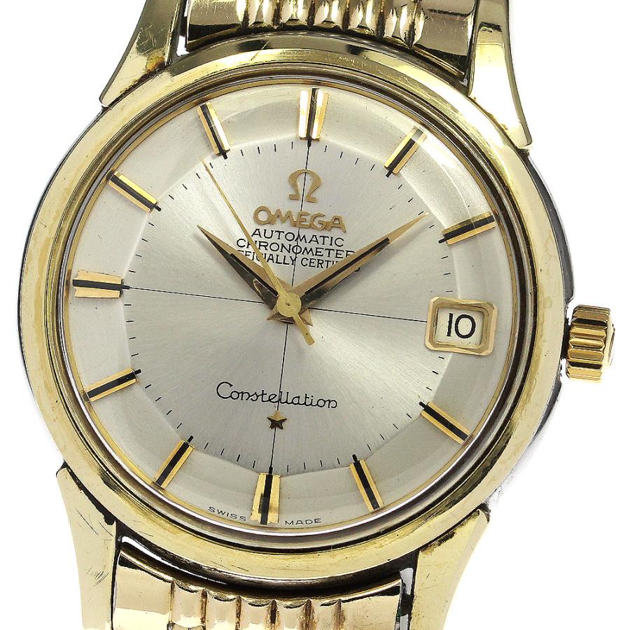 OMEGA オメガ 14393.61 コンステレーション 12角 cal.561 ライスブレスレット 自動巻き メンズ _745772 ...