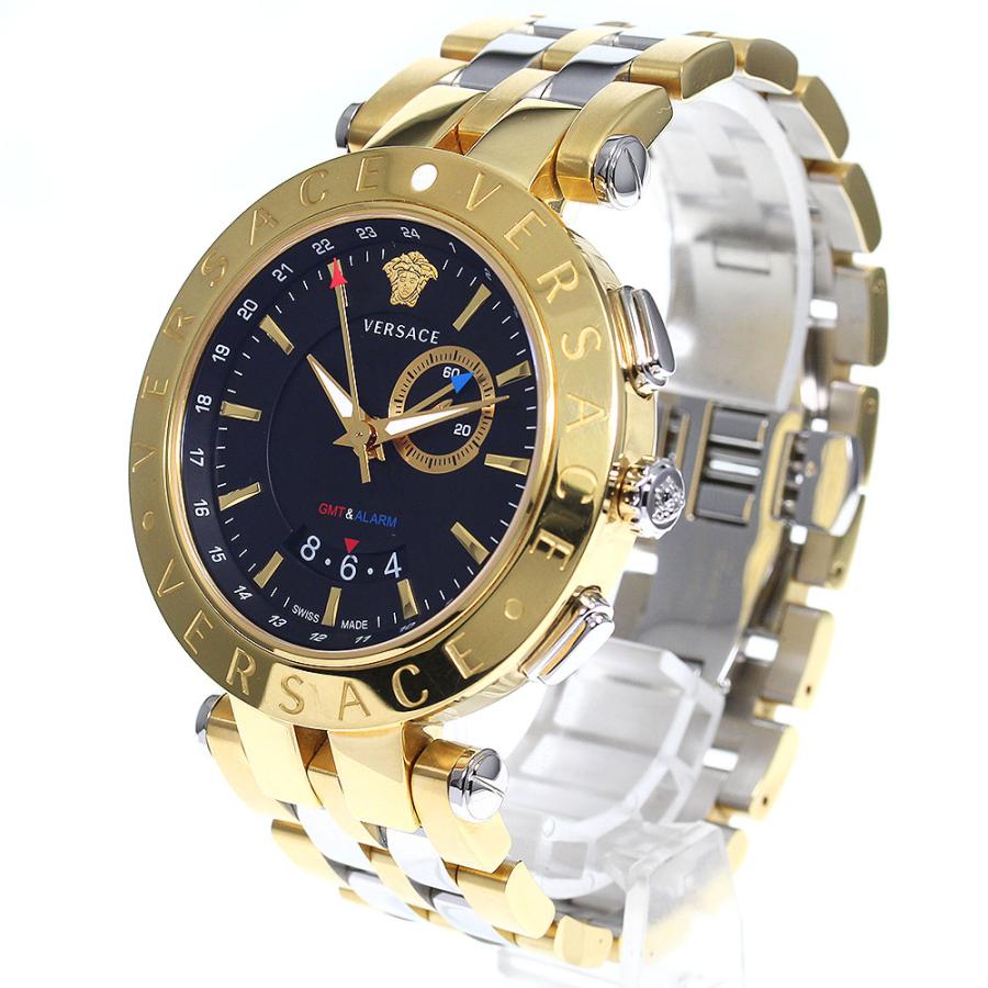 VERSACE（ヴェルサーチェ） ヴェルサーチ VERSACE 29G Vレース GMT アラーム クォーツ メンズ _745830 : CLOSER Yahoo!ショップ - 通販 ...