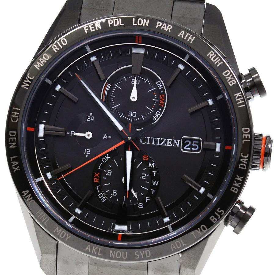 CITIZEN（シチズン） CITIZEN H800-T025871/AT8185-62E アテッサ エコドライブ ソーラー電波 メンズ 美品 ...