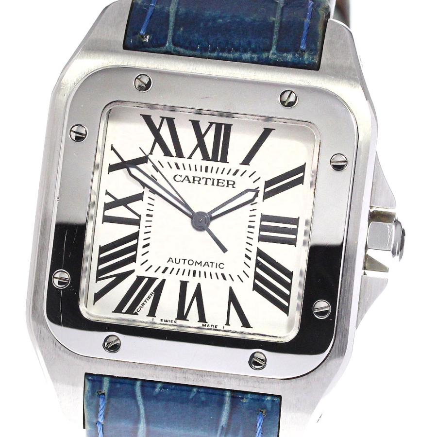 Cartier カルティエ CARTIER W20073X8 サントス100 LM 自動巻き メンズ 箱・保証書付き_746492 ...